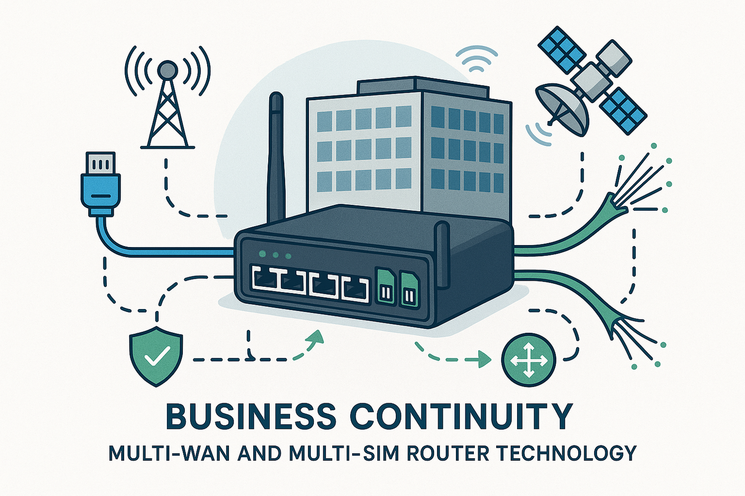 Ensuring Business Continuity with Multi-WAN & Multi-SIM Routers – ZBTWIFI