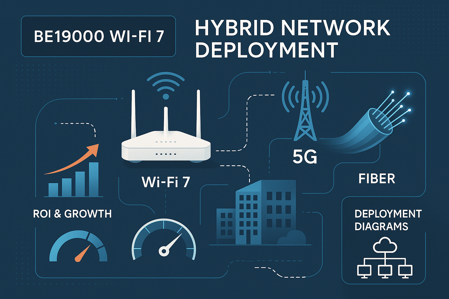 Maximizing ROI with Hybrid Networks: BE19000 Wi-Fi 7 + 5G + Fiber Depl ...
