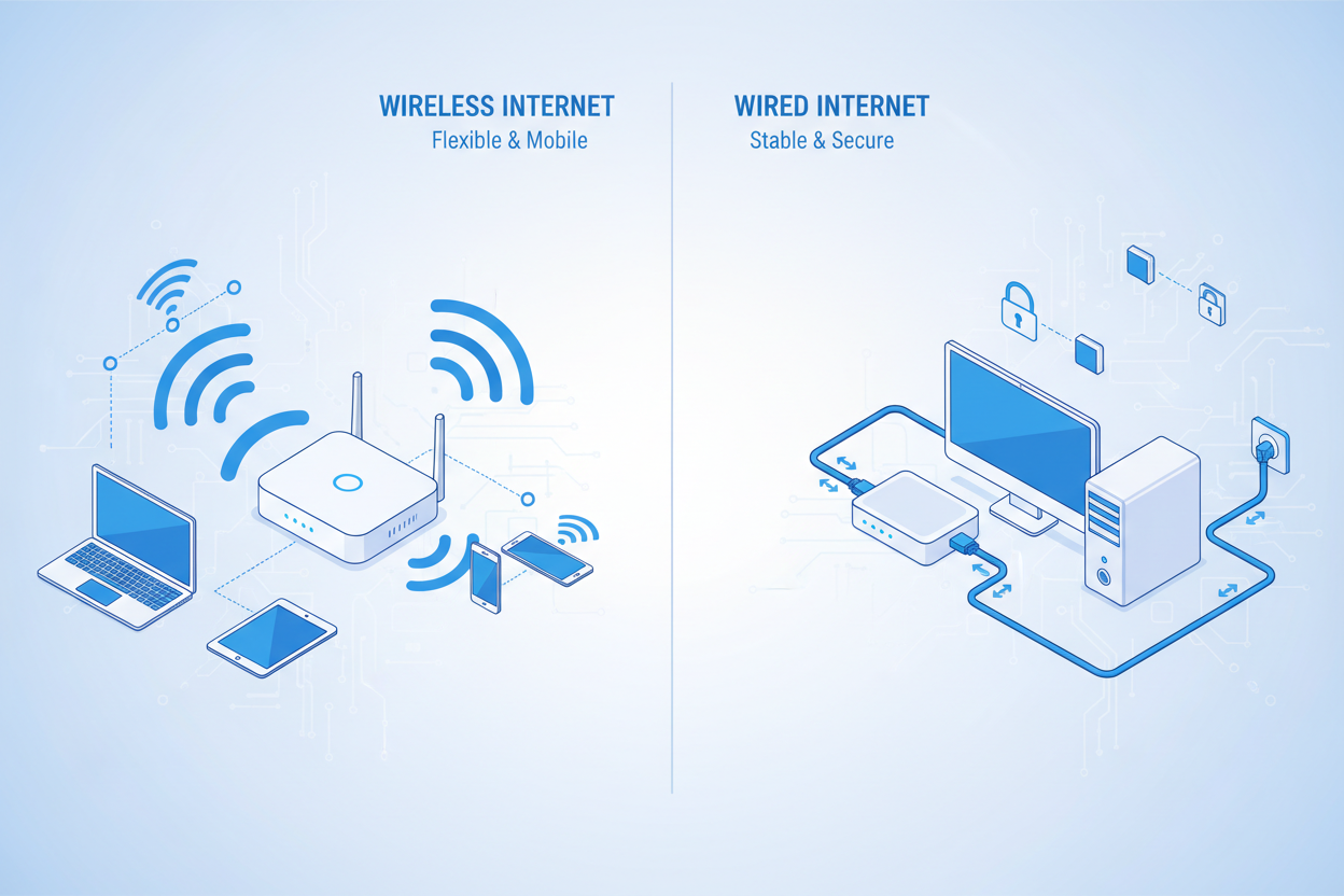 Wireless Internet vs. Internet: Key Differences Explained – ZBTWIFI
